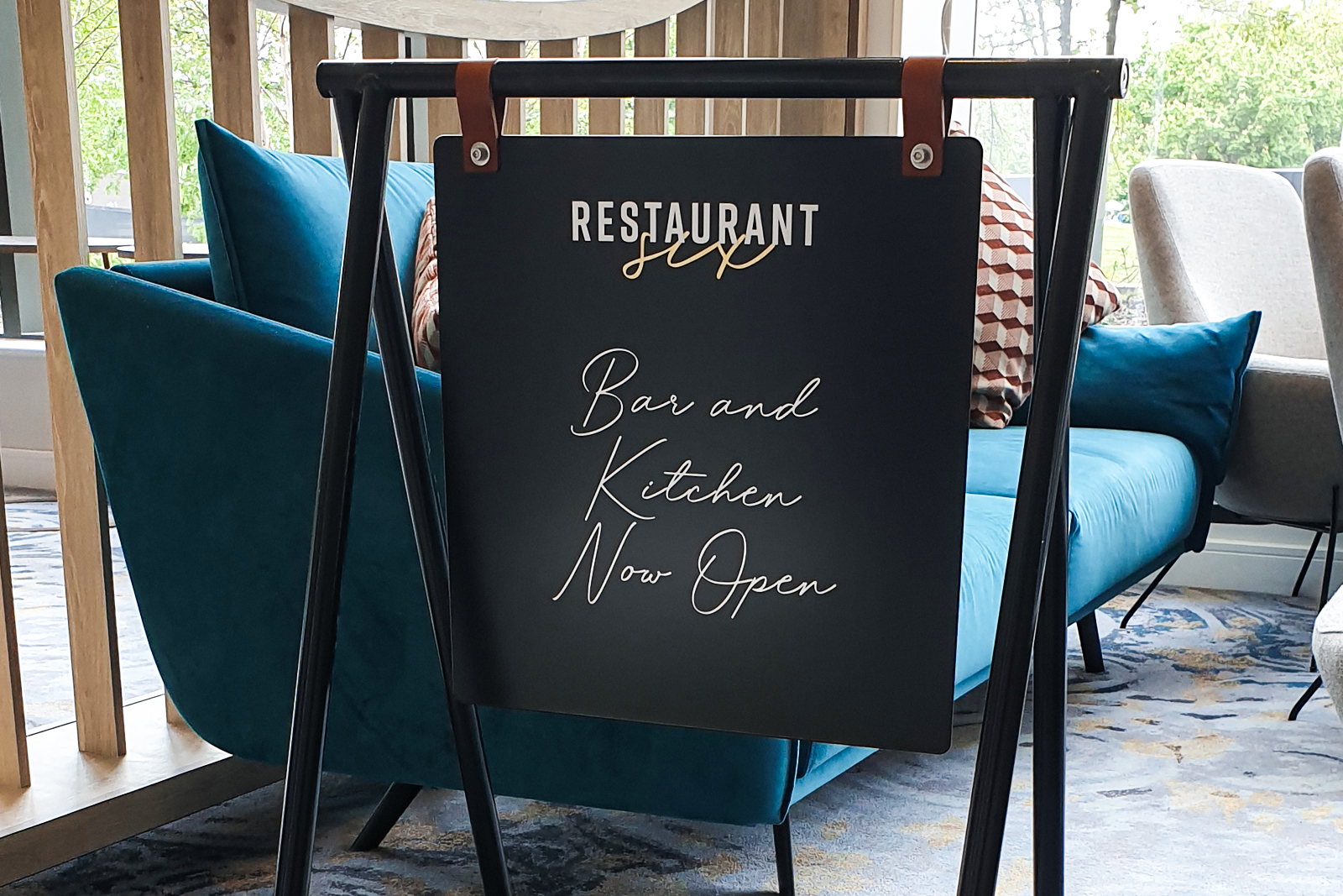 Restaurant Six signage within Hilton Garden Inn - Stoke on Trent - Sign ...